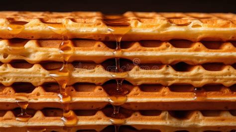 Chewy Waffle Texture Stock Illustration Illustration Of Delicious 328773480