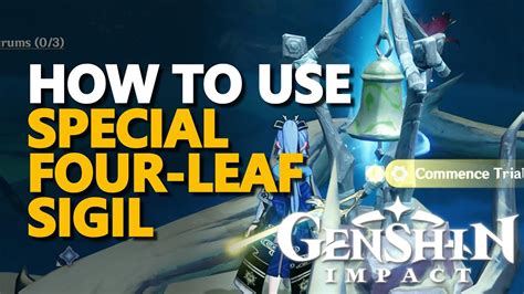 Special Four Leaf Sigil Genshin Impact Youtube