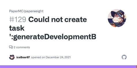 could not create task generatedevelopmentbundle · issue 129