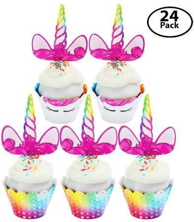 Dolce And Gabbana Sports Unicorn Cupcake Toppers And Cupcake Wrappers 24