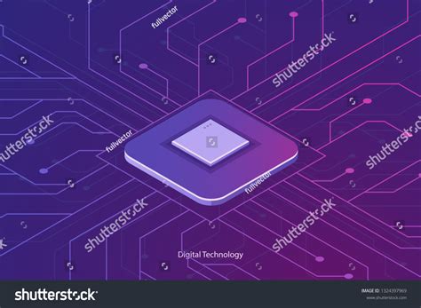 data analysis processing big data computing stock vector royalty free