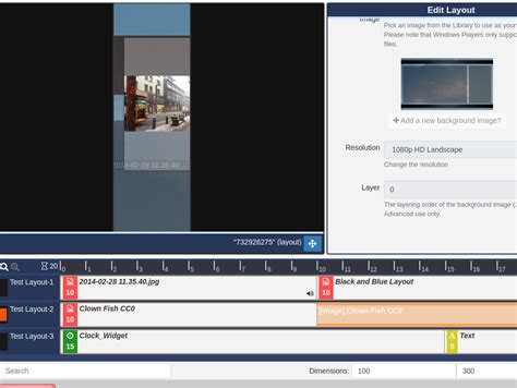layout designer preview wrong dimensions for a published layout with