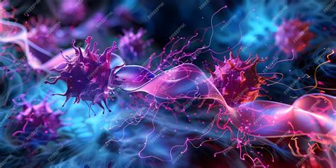 3d Rendering Of Basophils Releasing Histamine And Mediators In Allergic Reactions Concept