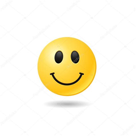Emoticon Feliz Emoji Símbolo Sorriso Brilhante Eps Imagem Vetorial De