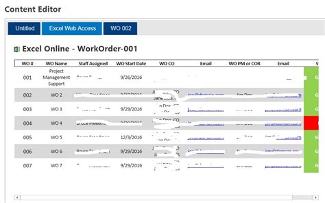 Jquery Excel Web Access Web Part In Sharepoint Online Not Working