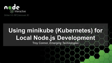 using minikube kubernetes for local node js development [i] youtube