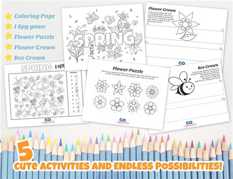 Welcome Spring With Exciting Printable Activity Sheets — Worksheets Planner