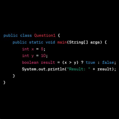 Coding Exercise Ternary Operator In Java Learn It University