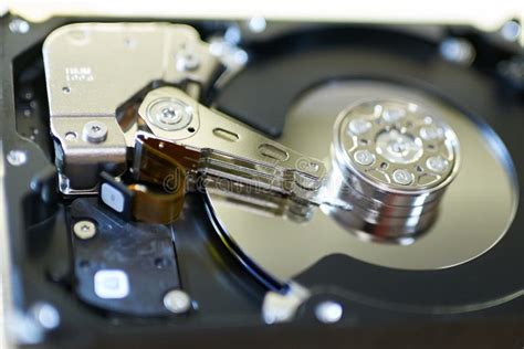 Internals Of SATA Hard Disk Drive Stock Photo Image Of Hard Computer 108037462