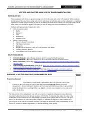 Lab Assignment Docx SCS ADVANCED GIS FOR ENVIRONMENTAL MANAGEMENT LAB ASSIGNMENT
