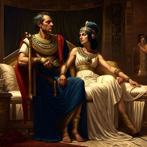Julius Caesar Spending An Evening With The Beautiful Egyptian Royal