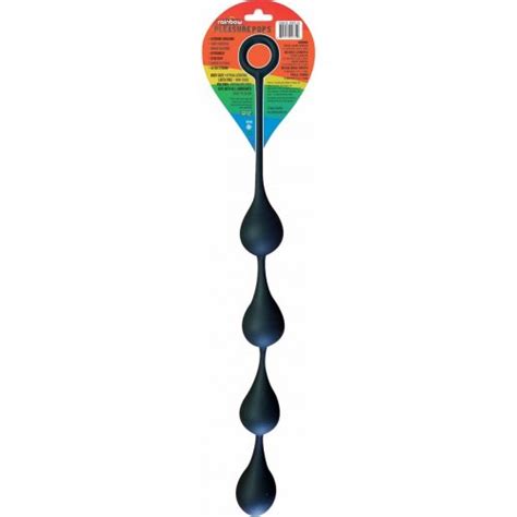 Pleasure Pops Silicone Teardrop Anal Beads Large Sex Toys And Adult