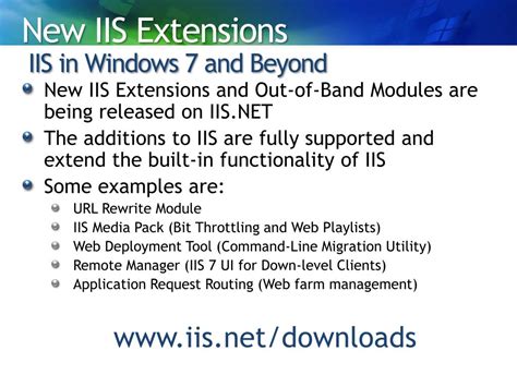 Ppt Iis In Windows 7 Powerpoint Presentation Free Download Id1303696