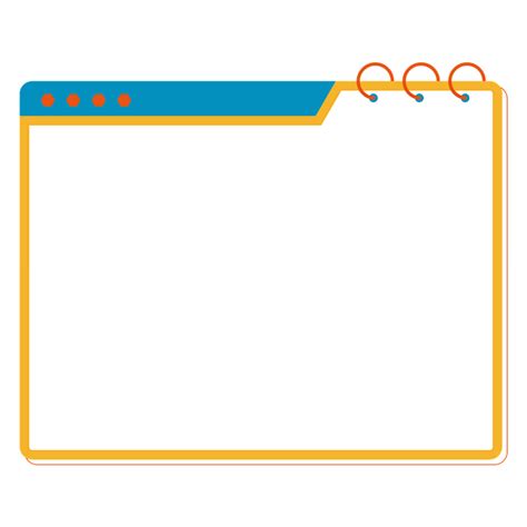 千库网 卡通创意撞色便签边框文本框 元素编号13457009 花瓣网