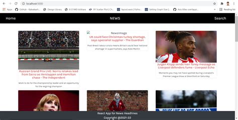Github Nvsreddy News App React Application For Displaying News Using Newsapi