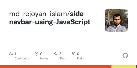 Github Md Rejoyan Islamside Navbar Using Javascript