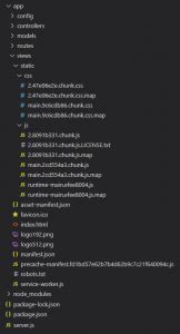 Integrate React With Node Js Express On Same Server Port Bezkoder
