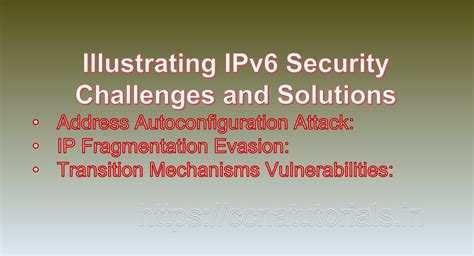 Ipv6 Security Challenges And Solutions Ccna Tutorials