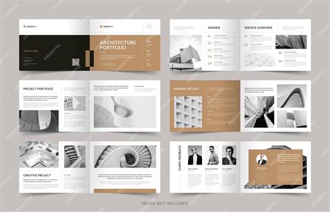Premium Vector Architecture And Interior Portfolio Design Landscape