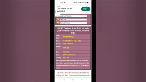 State Bank Of India Swift Code Check How To Check Sbi Bank Swift Code Bank Swift Code Youtube