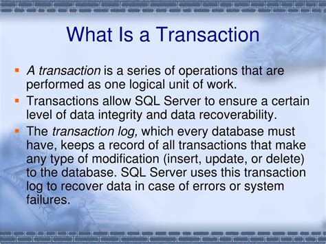 Ppt Transactions And Transaction Locking Powerpoint Presentation Free Download Id5715571