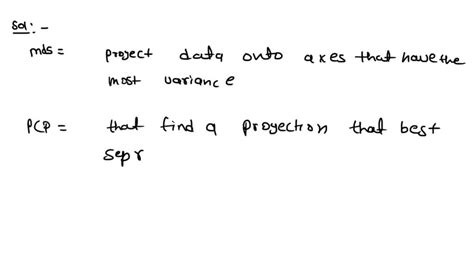 Consider A Dataset With 100 Instances In A 1000 Dimensional Space What