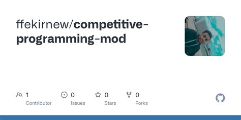 GitHub Ffekirnew Competitive Programming Mod