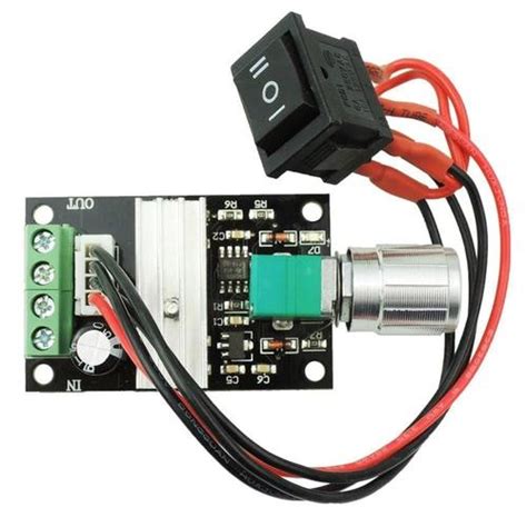 Jual DC Motor Speed Controller PWM Adjustable Reversible 3A 6V 12V 24V Kab Bogor AM MA