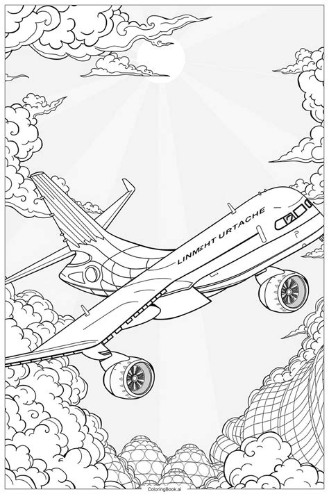 비행기 색칠공부 38장 무료 Pdf・png 출력