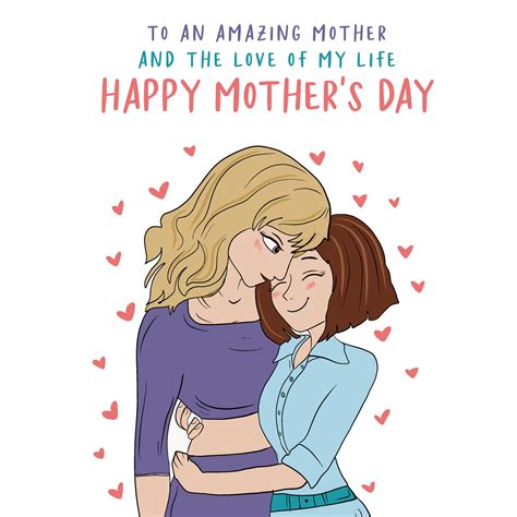 Lesbian Mothers Day Cards Boomf