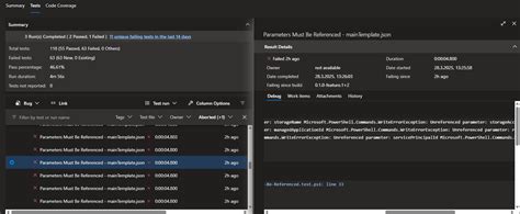 Azure Arm Ttk Build Arm From Bicep Reuse Of Modules Leads To Linter Problem Undefined