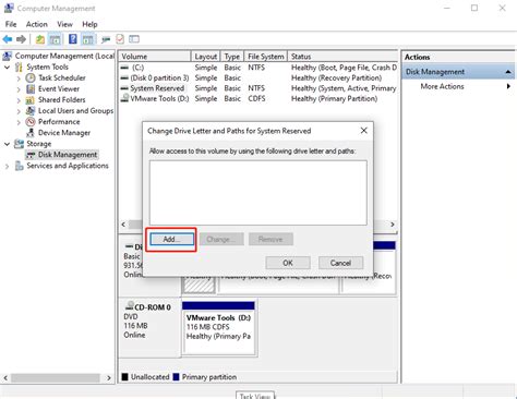 solved cannot see system reserved partition in windows 10 or 7