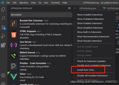 vscode插件离线安装 vetur插件离线安装包 csdn博客