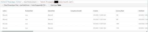 Using Powerapps Filter Function For All Sharepoint List Columns