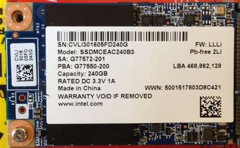 problem with tusb9261 and intel series 525 msata 256gb interface
