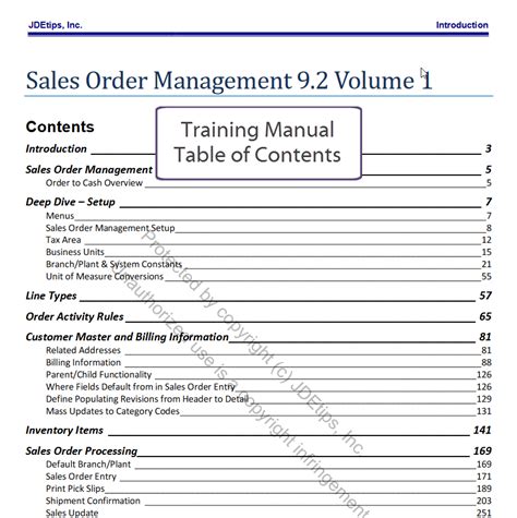 JD Edwards Sales Order Management Training