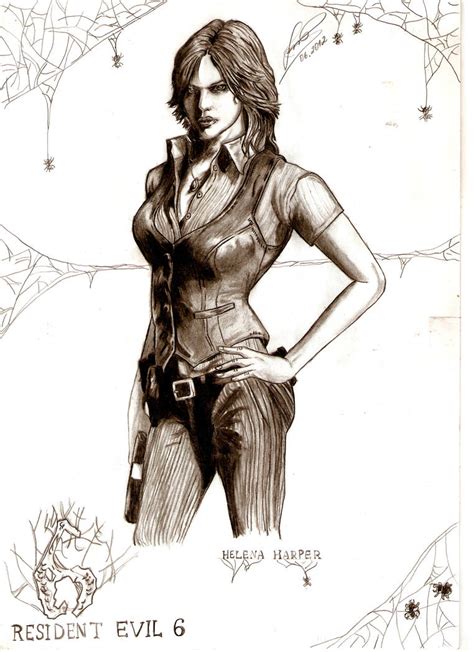 Helena Harper Re6 By Zigartwork On Deviantart