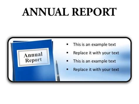 Annual Report Business Powerpoint Presentation Slides R