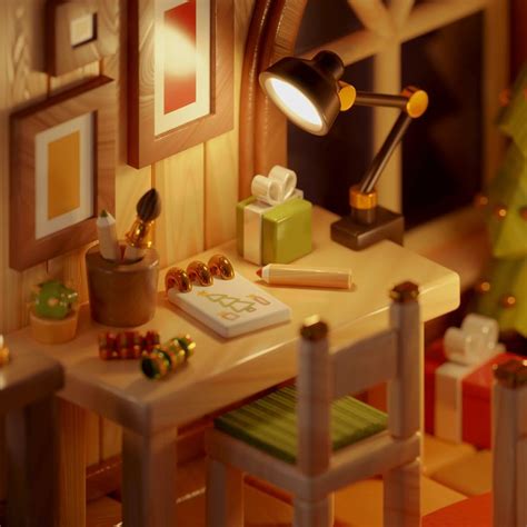 3d Isometric Scene All Set For Christmas Anna Solokhina Isometric Isometric Design