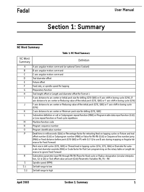 sect 1 summary pdf subroutine computer keyboard