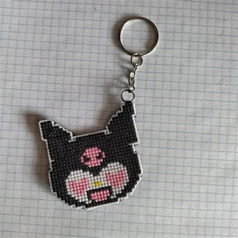 Брелок Куроми Схемы вышивки крестиком Мозаичные узоры Гобелен рисунки