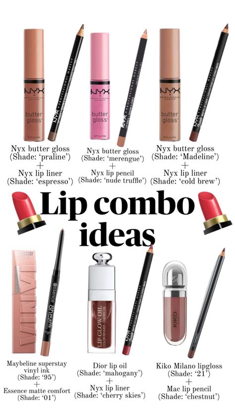 Lip Combo Ideas Lipcombo Makeup Trendingmakeup In 2024 Lip Makeup