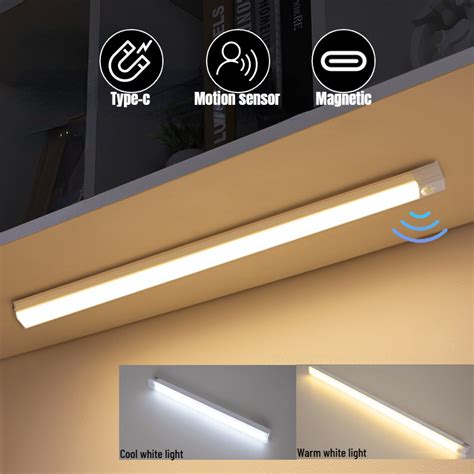 Jual Lampu Sensor Gerak Magnetic Motion Sensor Lampu Stick Panjang Led Lampu Tidur Led Tombol