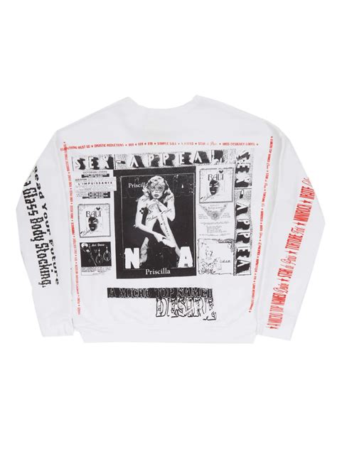 Sex Appeal Newsprint Sweatshirt 2 Fantasy