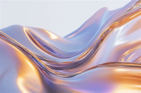 Abstract 3d Composition With Flowing Colors Creating A Fluid Visual Experience In A Modern
