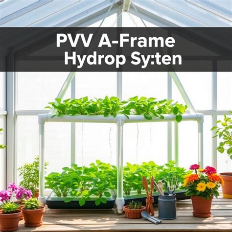 Constructing A Pvc A Frame Hydroponic System Easy Home Hydroponics