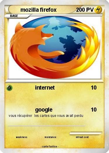 Pokémon mozilla firefox 19 19 internet Ma carte Pokémon