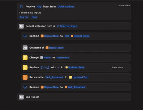 Batch Rename Into Lowercase Rshortcuts