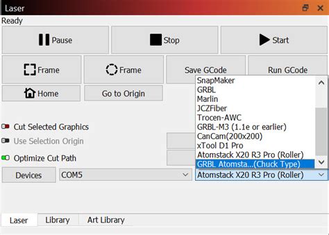 Can I Save Two Rotarys And There Setting Lightburn Rotary Setup Test Is Different Then Frame