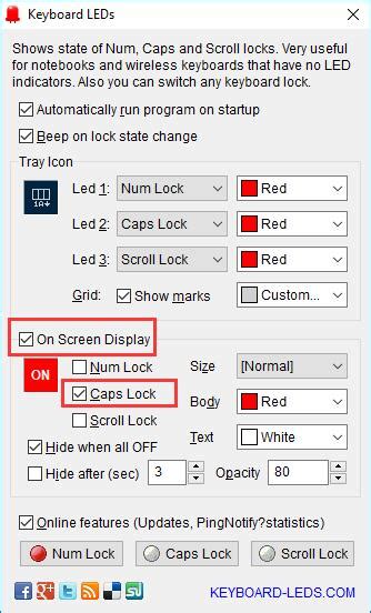 Fixed No Caps Lock Indicator On Keyboard Windows